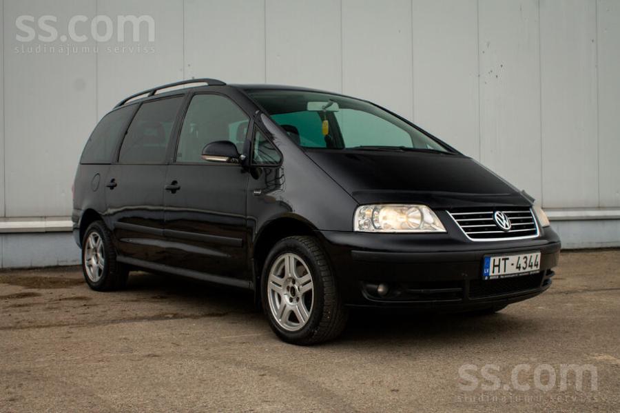 Melns Volkswagen Sharan 2007 Jelgava, ar dzinēja tilpumu 1.90 L un nobraukumu 290 tūkst. km par 4000 €, foto 1 vietnē AUTOMOTO.COM.LV