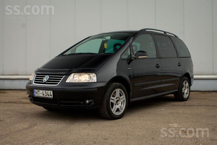 Melns Volkswagen Sharan 2007 Jelgava, ar dzinēja tilpumu 1.90 L un nobraukumu 290 tūkst. km par 4000 €, foto 4 vietnē AUTOMOTO.COM.LV