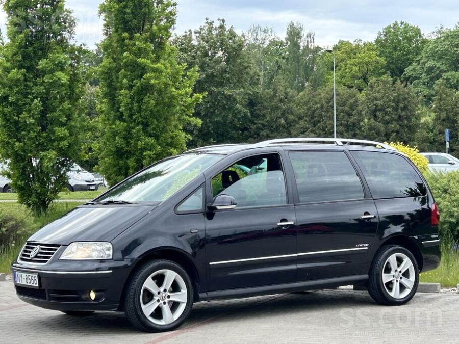 Melns Volkswagen Sharan 2008 Rīga, ar dzinēja tilpumu 1.90 L un nobraukumu 297 tūkst. km par 1900 €, foto 6 vietnē AUTOMOTO.COM.LV