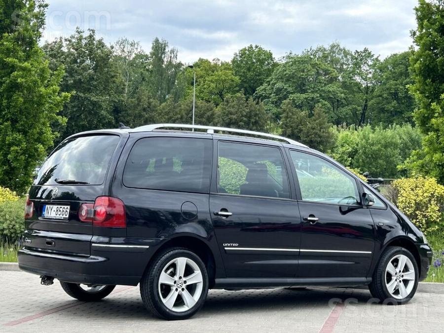 Melns Volkswagen Sharan 2008 Rīga, ar dzinēja tilpumu 1.90 L un nobraukumu 297 tūkst. km par 1900 €, foto 8 vietnē AUTOMOTO.COM.LV