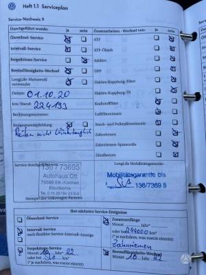 Black Volkswagen Sharan 2008 in Siauliai, with an engine capacity of 1.97 L and mileage of 299 thousand km for 3650 €, photo 22 on AUTOMOTO.COM.LV