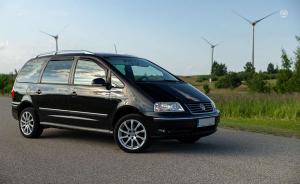 Melns Volkswagen Sharan 2008 Ukmergė, ar dzinēja tilpumu 1.97 L un nobraukumu 292 tūkst. km par 3300 €, foto  vietnē AUTOMOTO.COM.LV