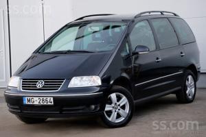 Black Volkswagen Sharan 2009 in Tukums, with an engine capacity of 2.00 L and mileage of 342 thousand km for 4990 €, photo 3 on AUTOMOTO.COM.LV