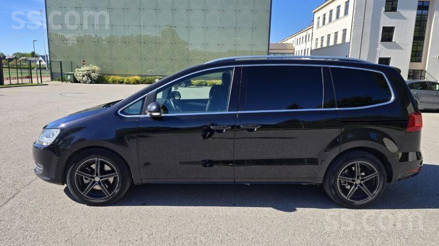 Melns Volkswagen Sharan 2010 Talsi, ar dzinēja tilpumu 2.00 L un nobraukumu 437 tūkst. km par 4850 €, foto 7 vietnē AUTOMOTO.COM.LV