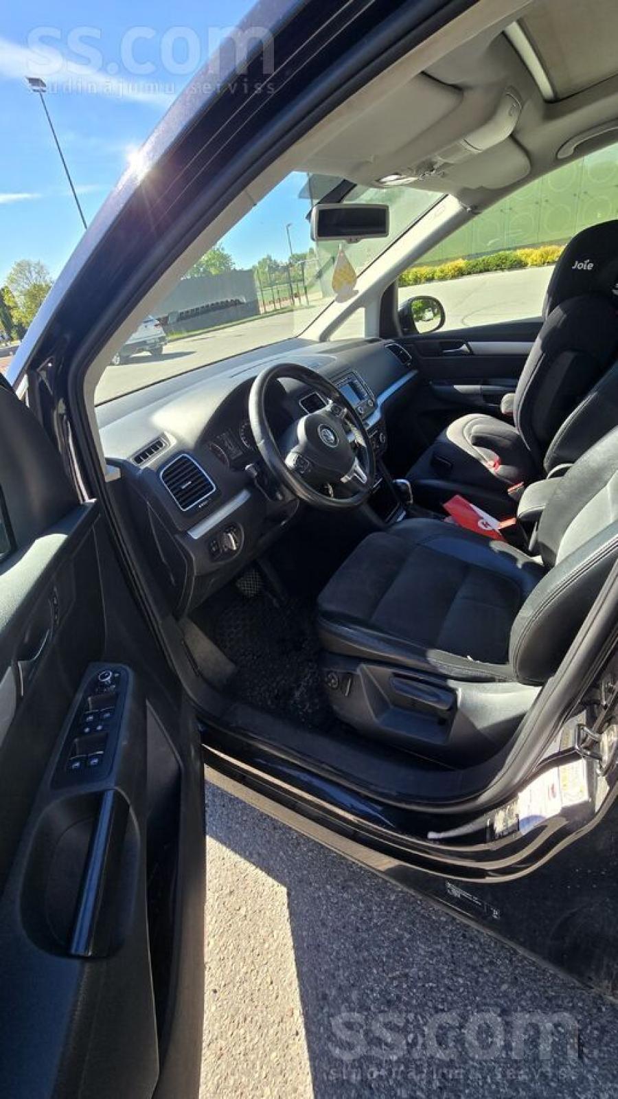 Melns Volkswagen Sharan 2010 Talsi, ar dzinēja tilpumu 2.00 L un nobraukumu 437 tūkst. km par 4850 €, foto 10 vietnē AUTOMOTO.COM.LV