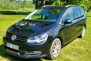 Melns Volkswagen Sharan 2010 Cēsis, ar dzinēja tilpumu 2.00 L un nobraukumu 249 tūkst. km par 7300 €, foto  vietnē AUTOMOTO.COM.LV