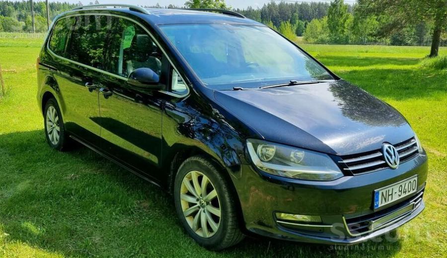 Melns Volkswagen Sharan 2010 Cēsis, ar dzinēja tilpumu 2.00 L un nobraukumu 249 tūkst. km par 7300 €, foto 3 vietnē AUTOMOTO.COM.LV
