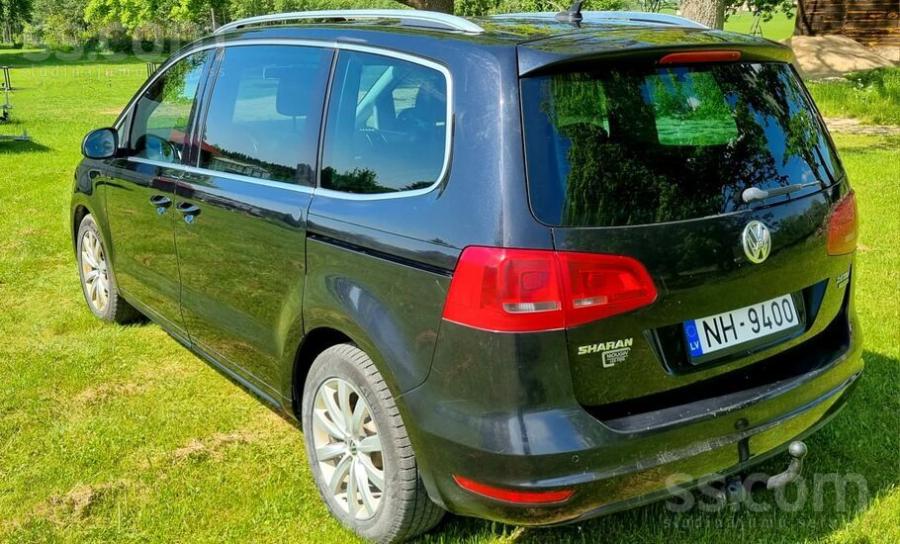 Melns Volkswagen Sharan 2010 Cēsis, ar dzinēja tilpumu 2.00 L un nobraukumu 249 tūkst. km par 7300 €, foto 4 vietnē AUTOMOTO.COM.LV