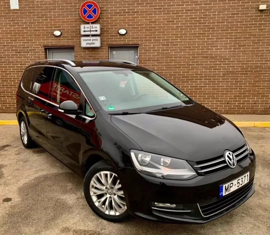 Melns Volkswagen Sharan 2010 Jelgava, ar dzinēja tilpumu 2.00 L un nobraukumu 269 tūkst. km par 8900 €, foto 1 vietnē AUTOMOTO.COM.LV