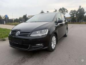 Black Volkswagen Sharan 2010 in Panevezys, with an engine capacity of 1.97 L and mileage of 274 thousand km for 5450 €, photo 3 on AUTOMOTO.COM.LV