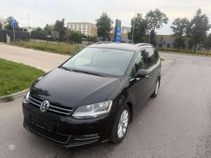 Black Volkswagen Sharan 2010 in Panevezys, with an engine capacity of 1.97 L and mileage of 274 thousand km for 5450 €, photo 4 on AUTOMOTO.COM.LV