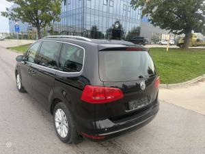 Black Volkswagen Sharan 2010 in Panevezys, with an engine capacity of 1.97 L and mileage of 274 thousand km for 5450 €, photo 8 on AUTOMOTO.COM.LV