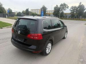 Black Volkswagen Sharan 2010 in Panevezys, with an engine capacity of 1.97 L and mileage of 274 thousand km for 5450 €, photo 9 on AUTOMOTO.COM.LV