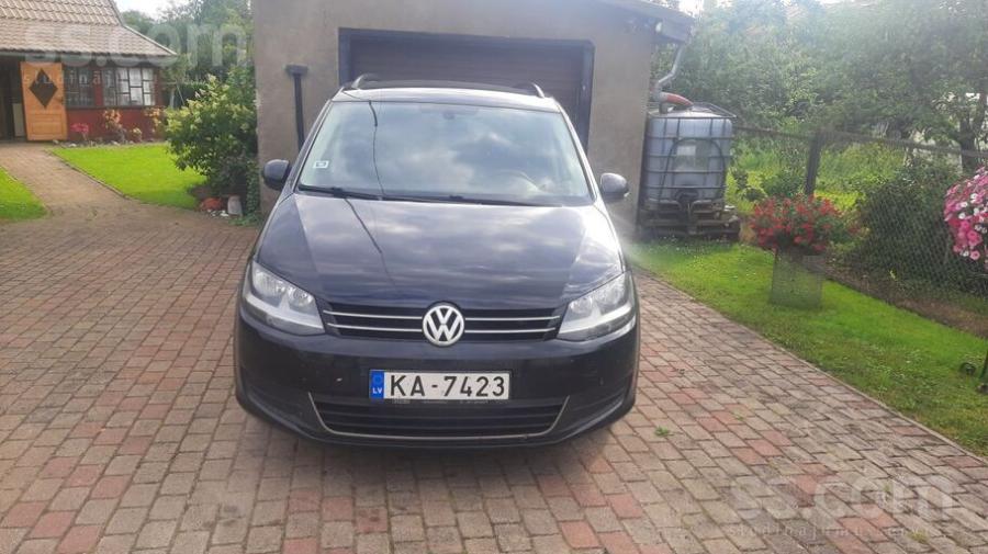 Melns Volkswagen Sharan 2011 Rīga, ar dzinēja tilpumu 2.00 L un nobraukumu 0 tūkst. km par 3000 €, foto 2 vietnē AUTOMOTO.COM.LV