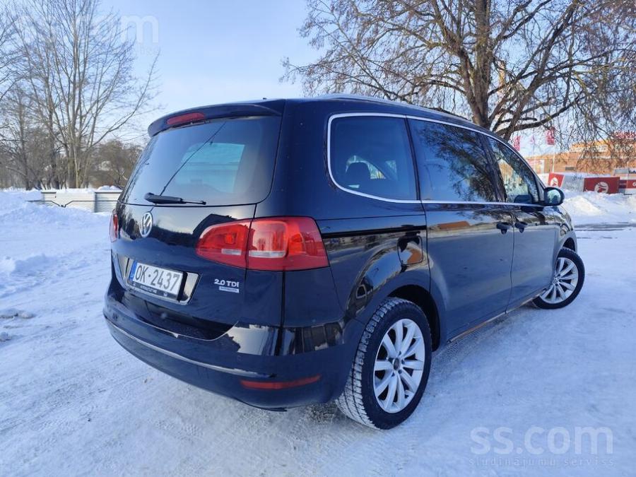 Melns Volkswagen Sharan 2011 Rēzekne, ar dzinēja tilpumu 2.00 L un nobraukumu 309 tūkst. km par 8600 €, foto 7 vietnē AUTOMOTO.COM.LV