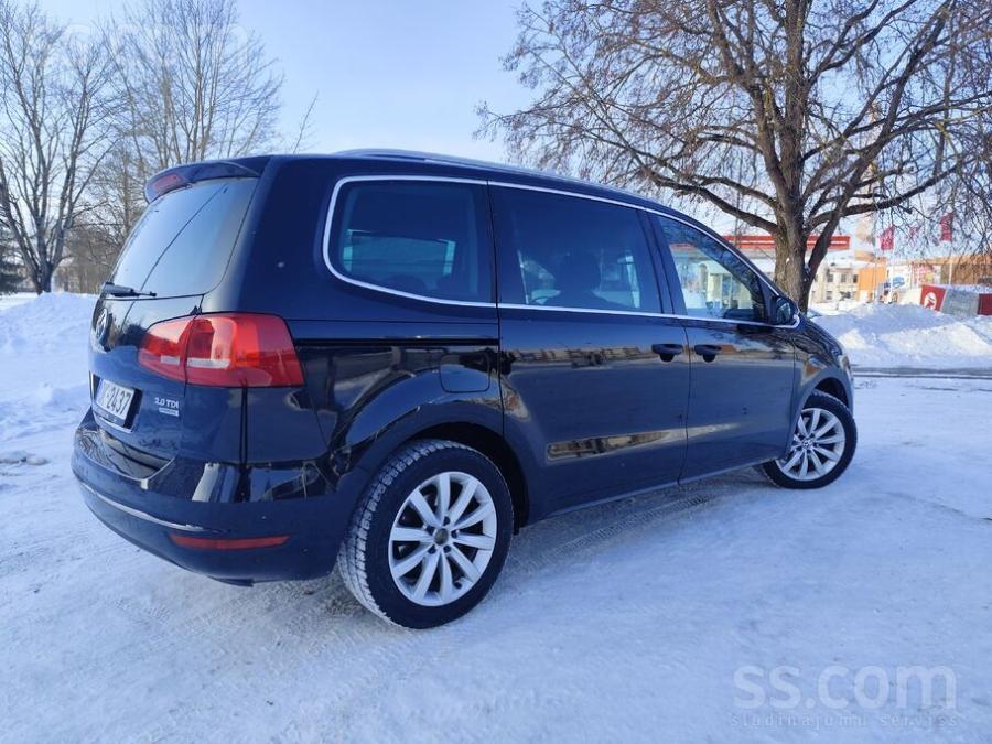 Melns Volkswagen Sharan 2011 Rēzekne, ar dzinēja tilpumu 2.00 L un nobraukumu 309 tūkst. km par 8600 €, foto 9 vietnē AUTOMOTO.COM.LV