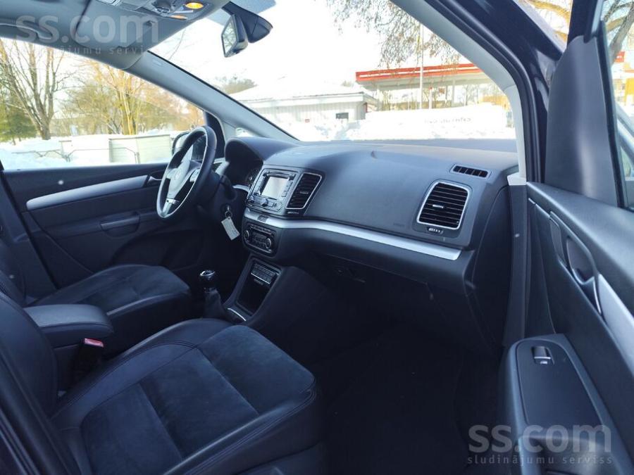 Melns Volkswagen Sharan 2011 Rēzekne, ar dzinēja tilpumu 2.00 L un nobraukumu 309 tūkst. km par 8600 €, foto 14 vietnē AUTOMOTO.COM.LV