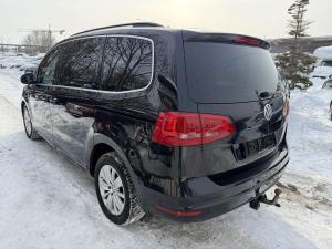 Black Volkswagen Sharan 2011 in Klaipeda, with an engine capacity of 1.97 L and mileage of 282 thousand km for 6750 €, photo 6 on AUTOMOTO.COM.LV