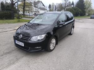 Melns Volkswagen Sharan 2011 Kauņa, ar dzinēja tilpumu 2.00 L un nobraukumu 215 tūkst. km par 7899 €, foto  vietnē AUTOMOTO.COM.LV