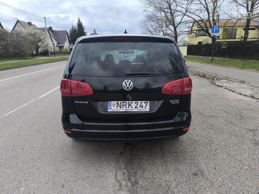 Melns Volkswagen Sharan 2011 Kauņa, ar dzinēja tilpumu 2.00 L un nobraukumu 215 tūkst. km par 7899 €, foto 9 vietnē AUTOMOTO.COM.LV