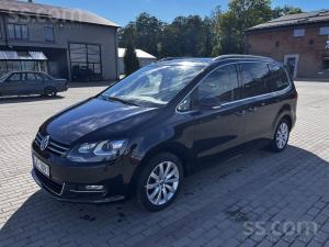 Melns Volkswagen Sharan 2011 Liepāja, ar dzinēja tilpumu 2.00 L un nobraukumu 271 tūkst. km par 7000 €, foto  vietnē AUTOMOTO.COM.LV