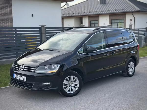 Black Volkswagen Sharan 2011 in Jelgava, with an engine capacity of 2.00 L and mileage of 255 thousand km for 7200 €, photo 1 on AUTOMOTO.COM.LV