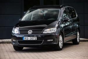 Melns Volkswagen Sharan 2011 Jelgava, ar dzinēja tilpumu 2.00 L un nobraukumu 347 tūkst. km par 7490 €, foto  vietnē AUTOMOTO.COM.LV