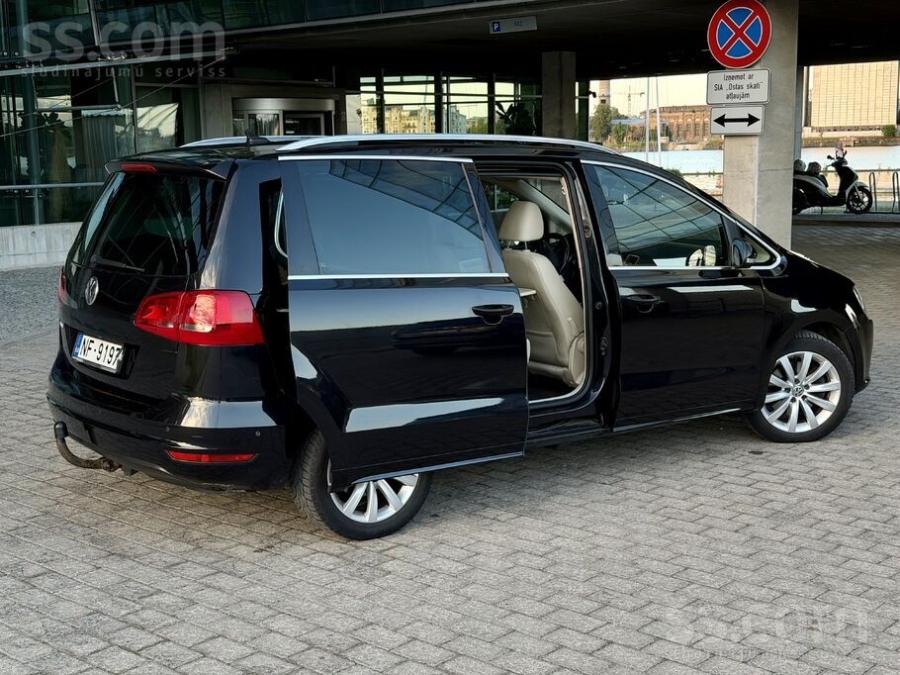 Melns Volkswagen Sharan 2011 Rīga, ar dzinēja tilpumu 2.00 L un nobraukumu 315 tūkst. km par 6500 €, foto 10 vietnē AUTOMOTO.COM.LV