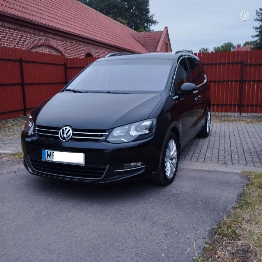 Black Volkswagen Sharan 2011 in Marijampole, with an engine capacity of 1.97 L and mileage of 250 thousand km for 9200 €, photo 1 on AUTOMOTO.COM.LV