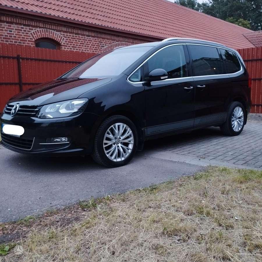 Black Volkswagen Sharan 2011 in Marijampole, with an engine capacity of 1.97 L and mileage of 250 thousand km for 9200 €, photo 3 on AUTOMOTO.COM.LV