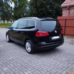 Black Volkswagen Sharan 2011 in Marijampole, with an engine capacity of 1.97 L and mileage of 250 thousand km for 9200 €, photo 5 on AUTOMOTO.COM.LV