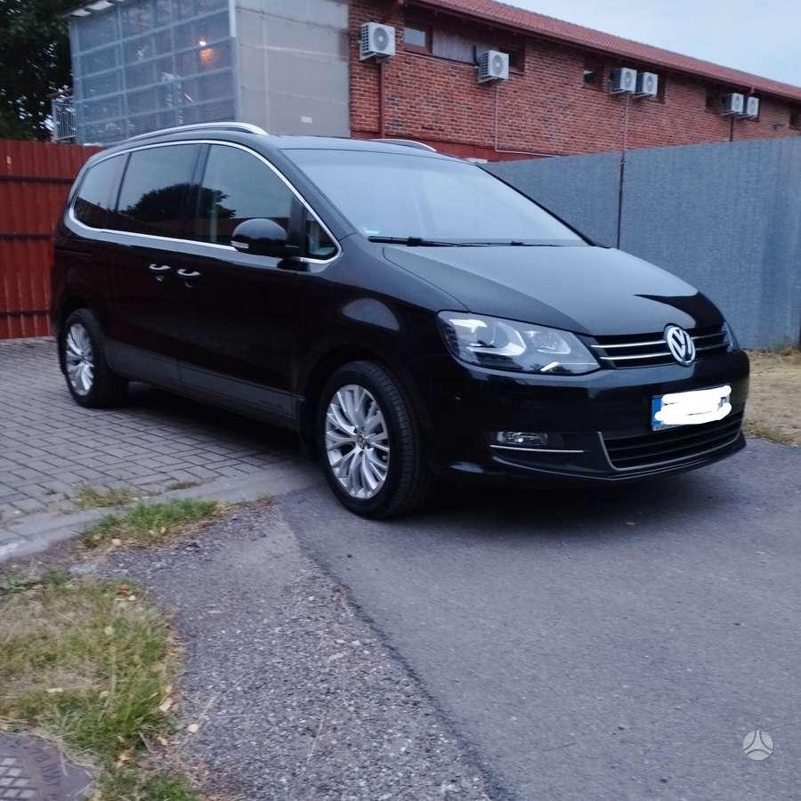 Black Volkswagen Sharan 2011 in Marijampole, with an engine capacity of 1.97 L and mileage of 250 thousand km for 9200 €, photo 8 on AUTOMOTO.COM.LV
