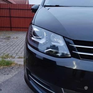 Black Volkswagen Sharan 2011 in Marijampole, with an engine capacity of 1.97 L and mileage of 250 thousand km for 9200 €, photo 10 on AUTOMOTO.COM.LV