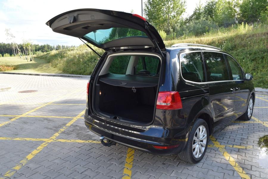 Melns Volkswagen Sharan 2011 Viļņa, ar dzinēja tilpumu 2.00 L un nobraukumu 242 tūkst. km par 8500 €, foto 32 vietnē AUTOMOTO.COM.LV