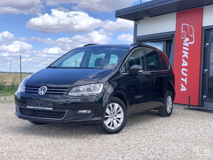 Black Volkswagen Sharan 2011 in Kaunas, with an engine capacity of 1.40 L and mileage of 223 thousand km for 6499 €, photo 1 on AUTOMOTO.COM.LV