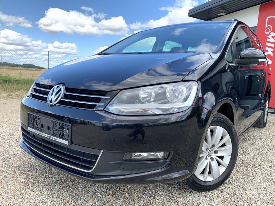Black Volkswagen Sharan 2011 in Kaunas, with an engine capacity of 1.40 L and mileage of 223 thousand km for 6499 €, photo 34 on AUTOMOTO.COM.LV