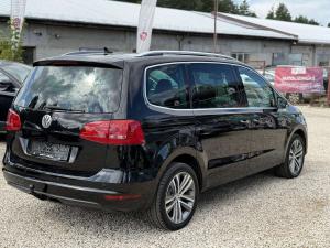 Black Volkswagen Sharan 2011 in Ukmerge, with an engine capacity of 1.97 L and mileage of 250 thousand km for 7850 €, photo 7 on AUTOMOTO.COM.LV