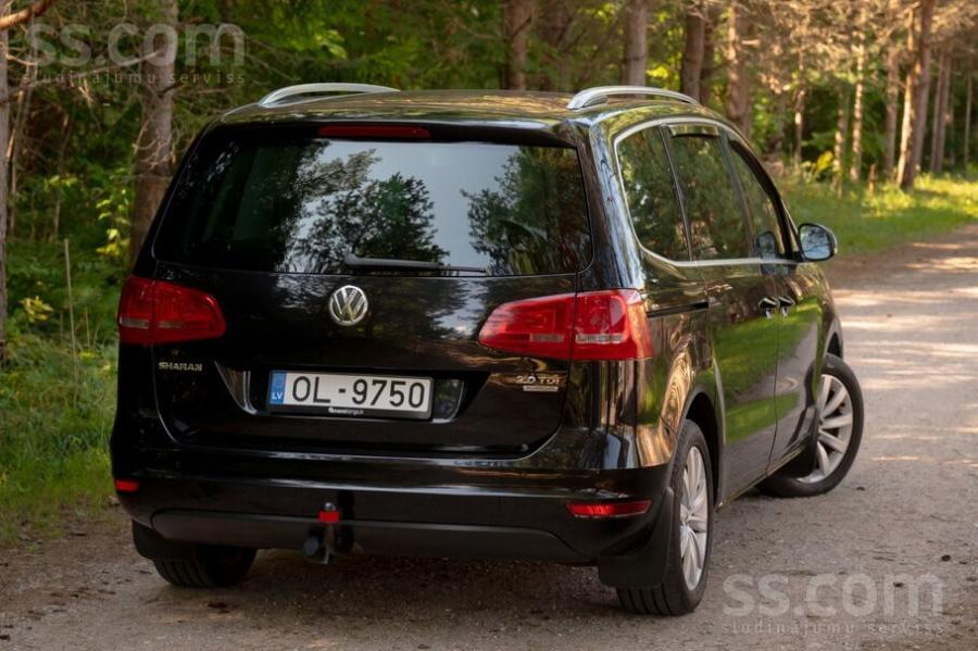 Melns Volkswagen Sharan 2011 Tukums, ar dzinēja tilpumu 2.00 L un nobraukumu 249 tūkst. km par 6890 €, foto 8 vietnē AUTOMOTO.COM.LV
