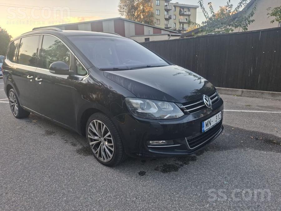 Melns Volkswagen Sharan 2011 Rīga, ar dzinēja tilpumu 2.00 L un nobraukumu 360 tūkst. km par 8000 €, foto 1 vietnē AUTOMOTO.COM.LV