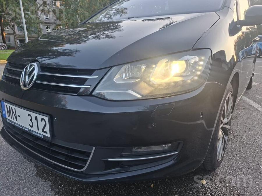 Melns Volkswagen Sharan 2011 Rīga, ar dzinēja tilpumu 2.00 L un nobraukumu 360 tūkst. km par 8000 €, foto 6 vietnē AUTOMOTO.COM.LV