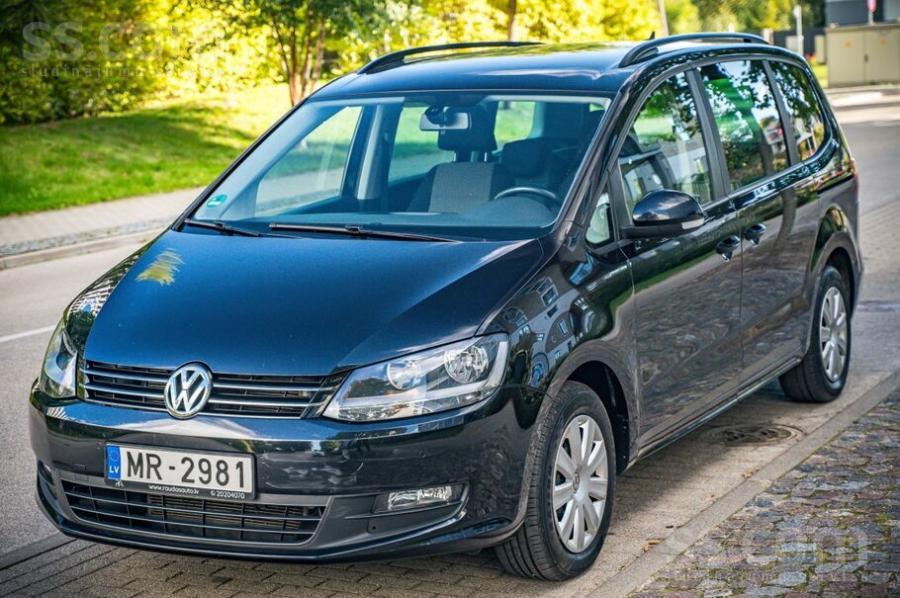 Melns Volkswagen Sharan 2011 Rīga, ar dzinēja tilpumu 1.40 L un nobraukumu 201 tūkst. km par 5990 €, foto 1 vietnē AUTOMOTO.COM.LV