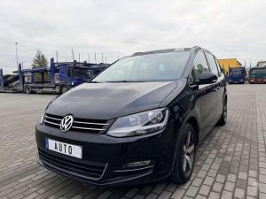 Black Volkswagen Sharan 2012 in Taurage, with an engine capacity of 1.97 L and mileage of 217 thousand km for 7999 €, photo 3 on AUTOMOTO.COM.LV