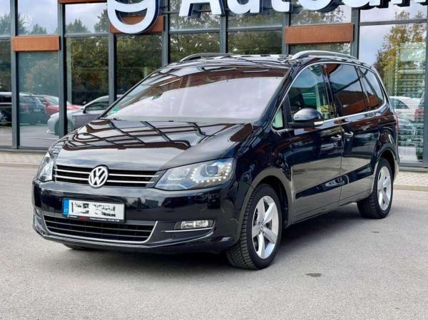 Black Volkswagen Sharan 2012 in Kaunas, with an engine capacity of 1.97 L and mileage of 245 thousand km for 9700 €, photo 4 on AUTOMOTO.COM.LV