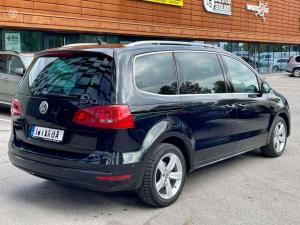 Black Volkswagen Sharan 2012 in Kaunas, with an engine capacity of 1.97 L and mileage of 245 thousand km for 9700 €, photo 6 on AUTOMOTO.COM.LV