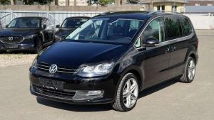 Black Volkswagen Sharan 2012 in Telschi, with an engine capacity of 1.97 L and mileage of 268 thousand km for 8900 €, photo 4 on AUTOMOTO.COM.LV