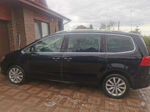 Black Volkswagen Sharan 2012 in Kaunas, with an engine capacity of 1.97 L and mileage of 270 thousand km for 8200 €, photo  on AUTOMOTO.COM.LV