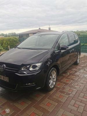 Black Volkswagen Sharan 2012 in Kaunas, with an engine capacity of 1.97 L and mileage of 270 thousand km for 8200 €, photo 9 on AUTOMOTO.COM.LV