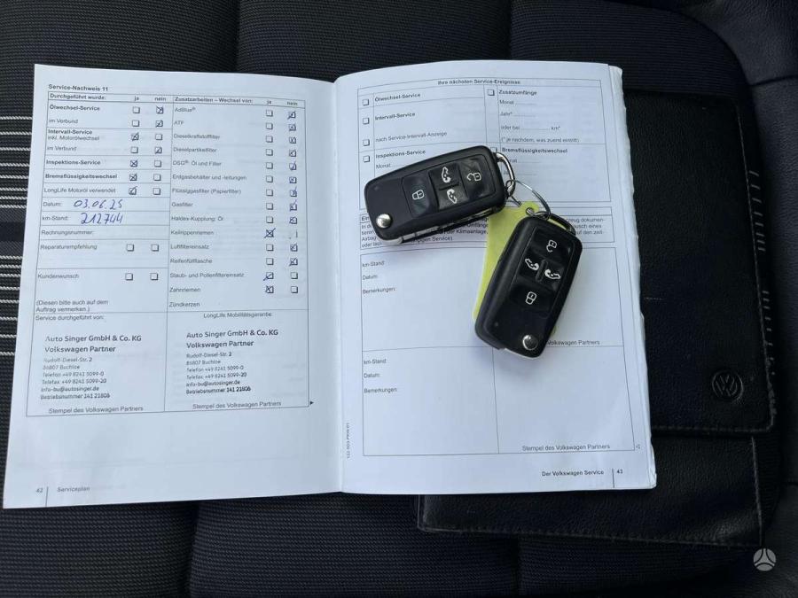 Black Volkswagen Sharan 2012 in Siauliai, with an engine capacity of 1.97 L and mileage of 229 thousand km for 8200 €, photo 30 on AUTOMOTO.COM.LV