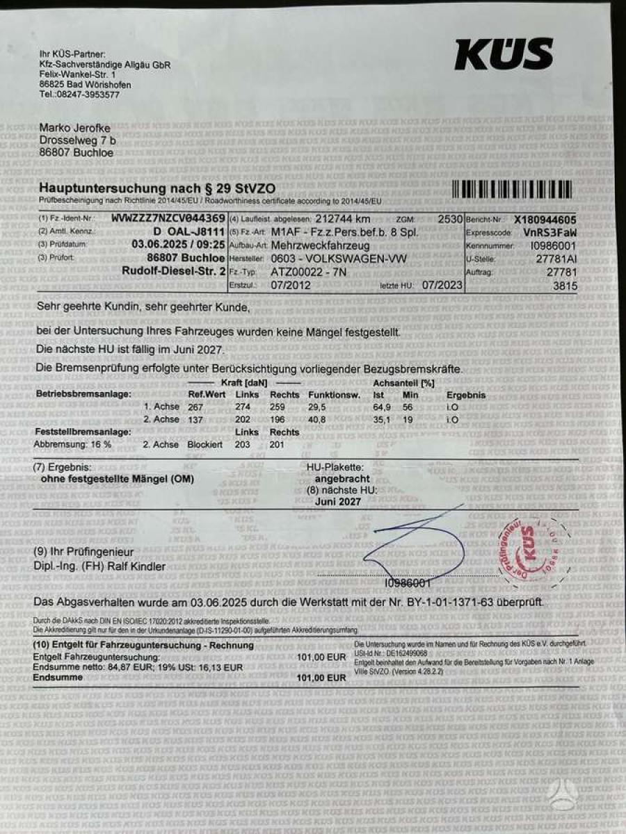 Black Volkswagen Sharan 2012 in Siauliai, with an engine capacity of 1.97 L and mileage of 229 thousand km for 8200 €, photo 33 on AUTOMOTO.COM.LV