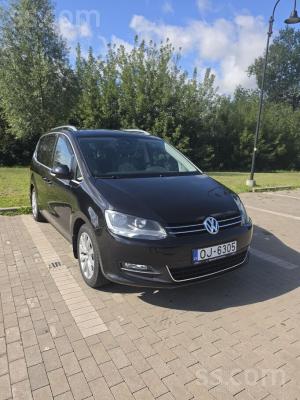 Melns Volkswagen Sharan 2012 Daugavpils, ar dzinēja tilpumu 2.00 L un nobraukumu 300 tūkst. km par 9500 €, foto  vietnē AUTOMOTO.COM.LV